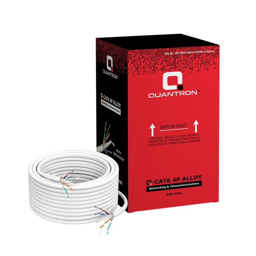 CAT6 305M 4 Pair UTP Cable (Unshielded Twisted Pair) – Quantron