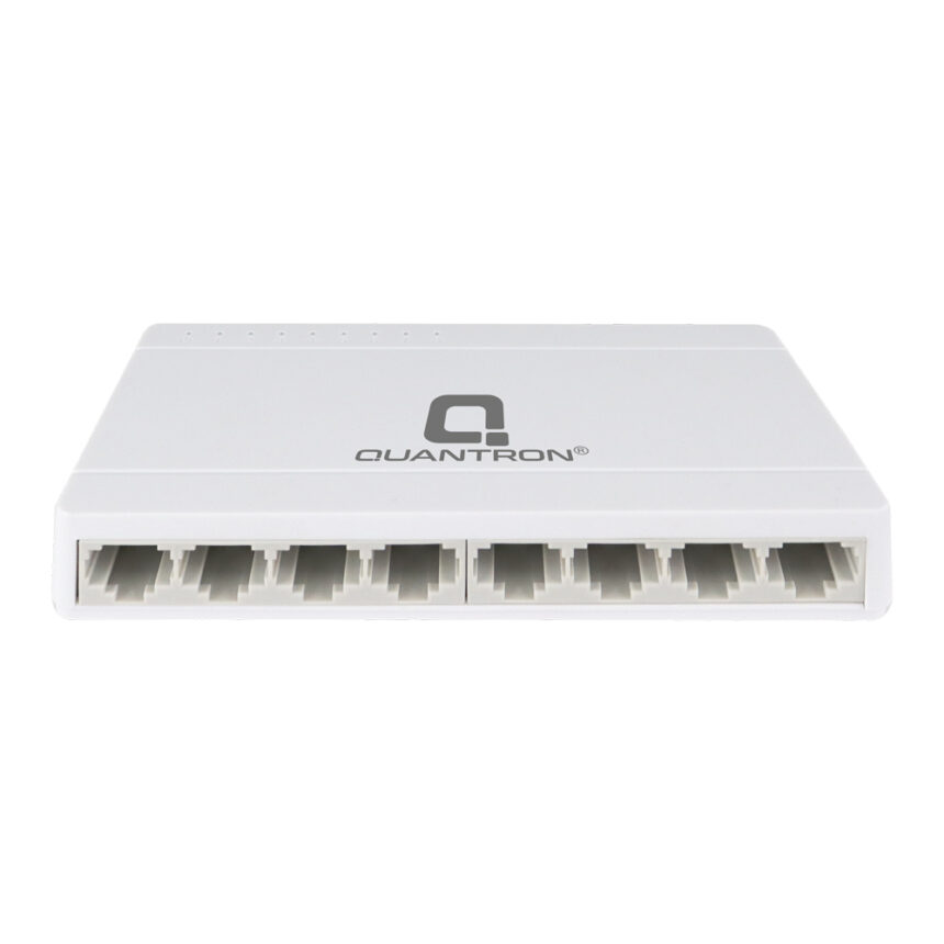 Quantron 8 Ports Desktop Switch | 10/100 Mbps Fast Ethernet Network ...